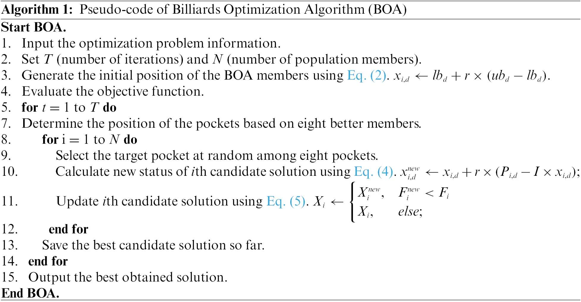 CMC | Free Full-Text | Billiards Optimization Algorithm: A New Game-Based Metaheuristic Approach