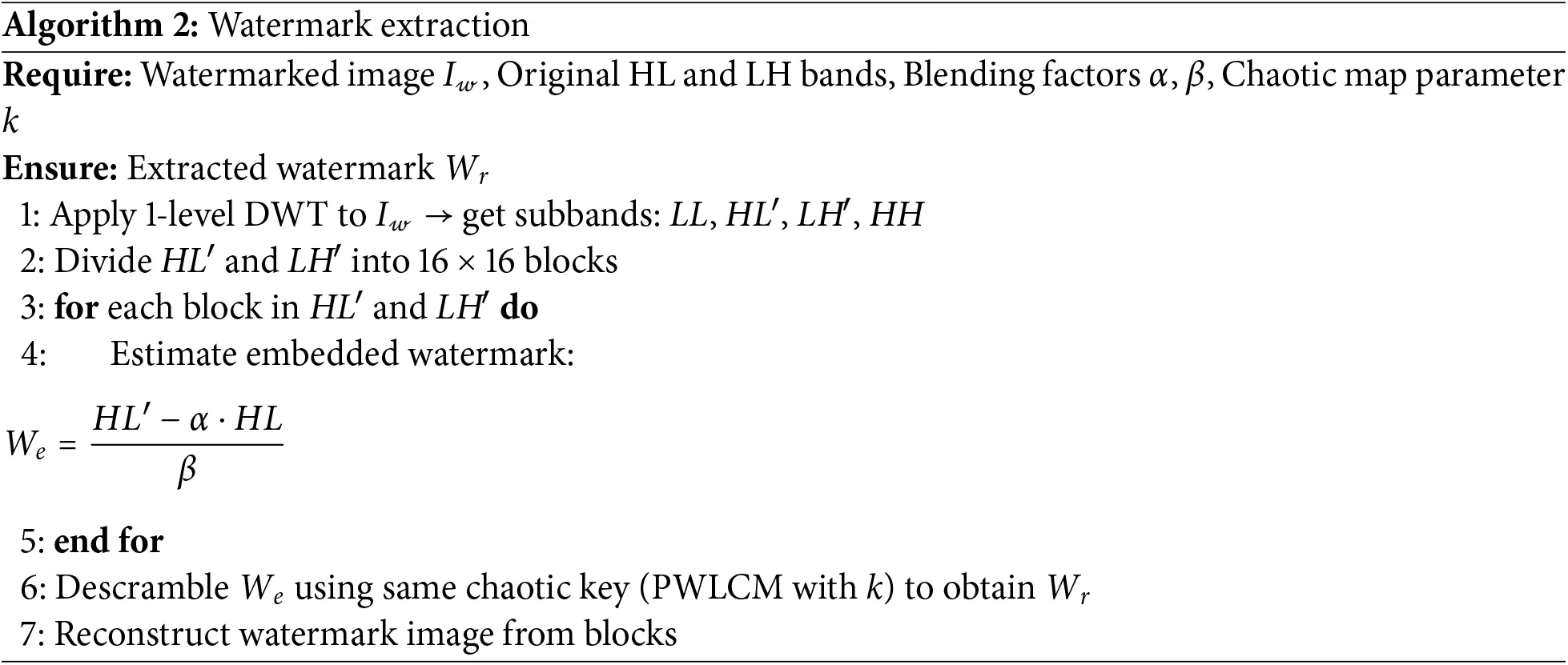 CMC | Free Full-Text | Image Watermarking Algorithm Base on the Second Order Derivative and ...